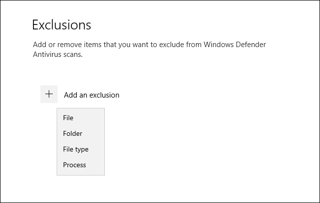 How to Add Exclusions in Windows Defender on Windows 10 - Proftec